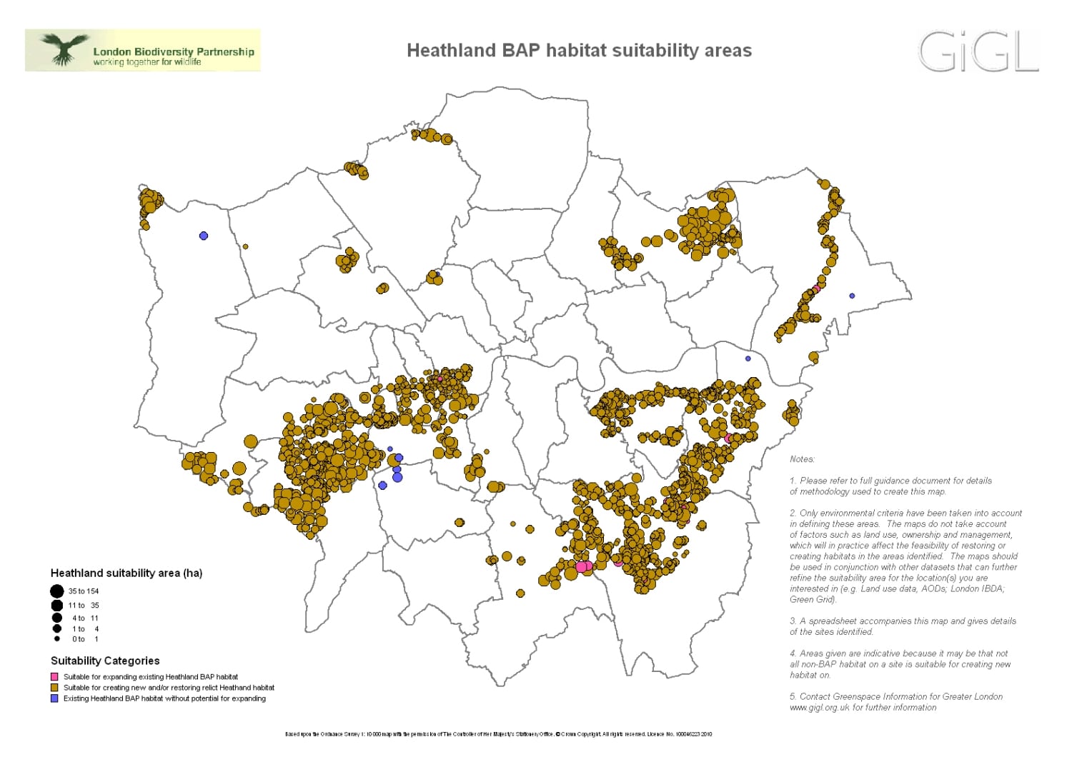 BAP Habitat Suitability Data - GIGL